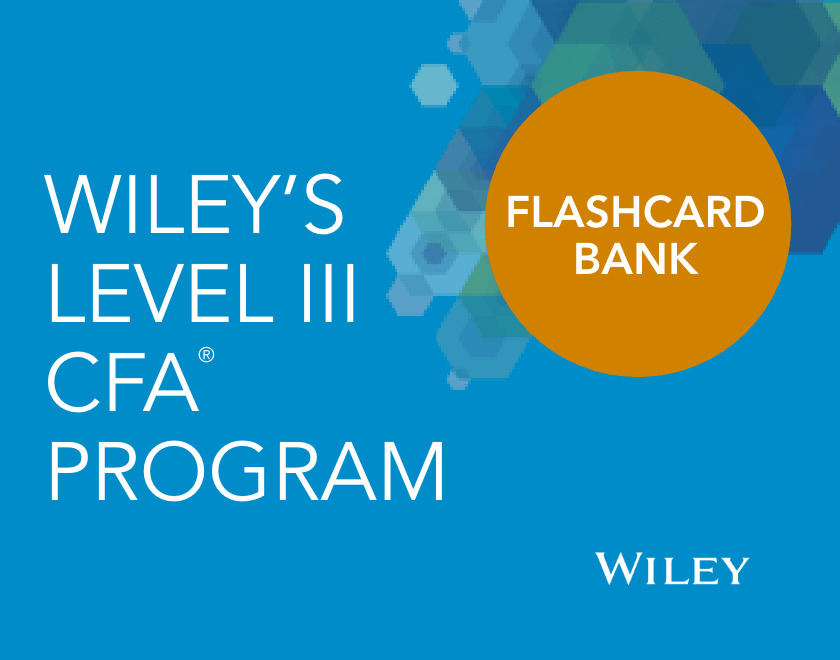 CFA Program Supplements Level 3 Wiley Efficient Learning